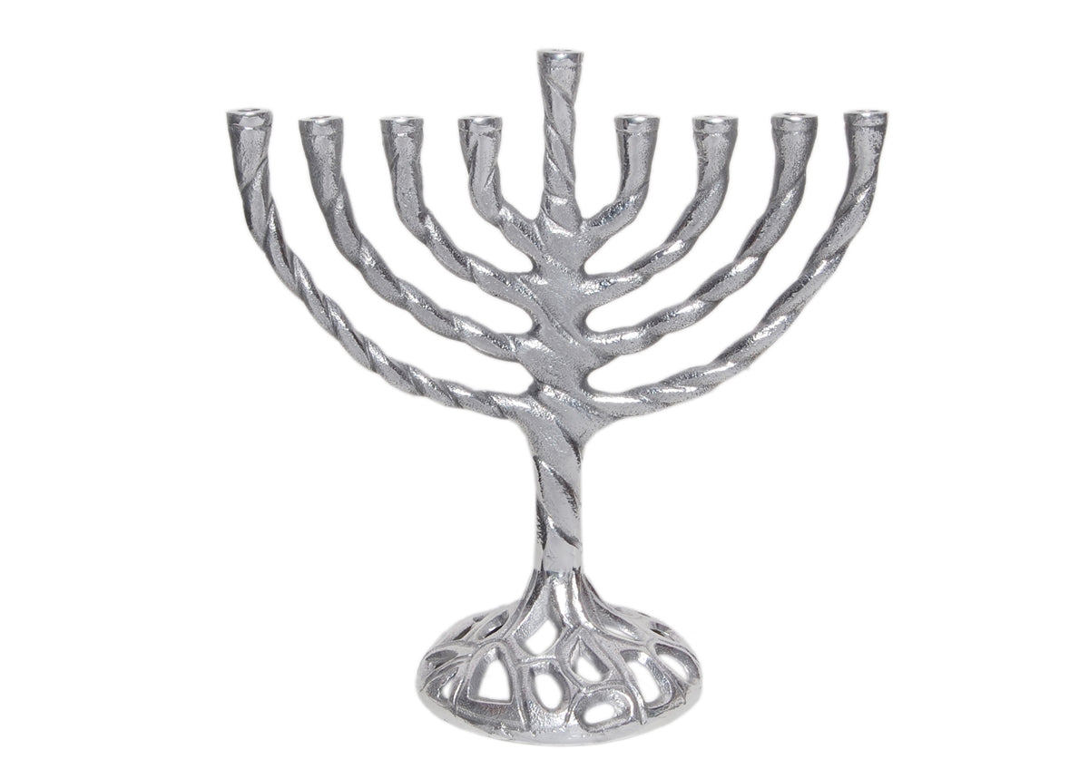 Menorah with Elegant Twisted Branch a Traditional Shape and Interestin ...